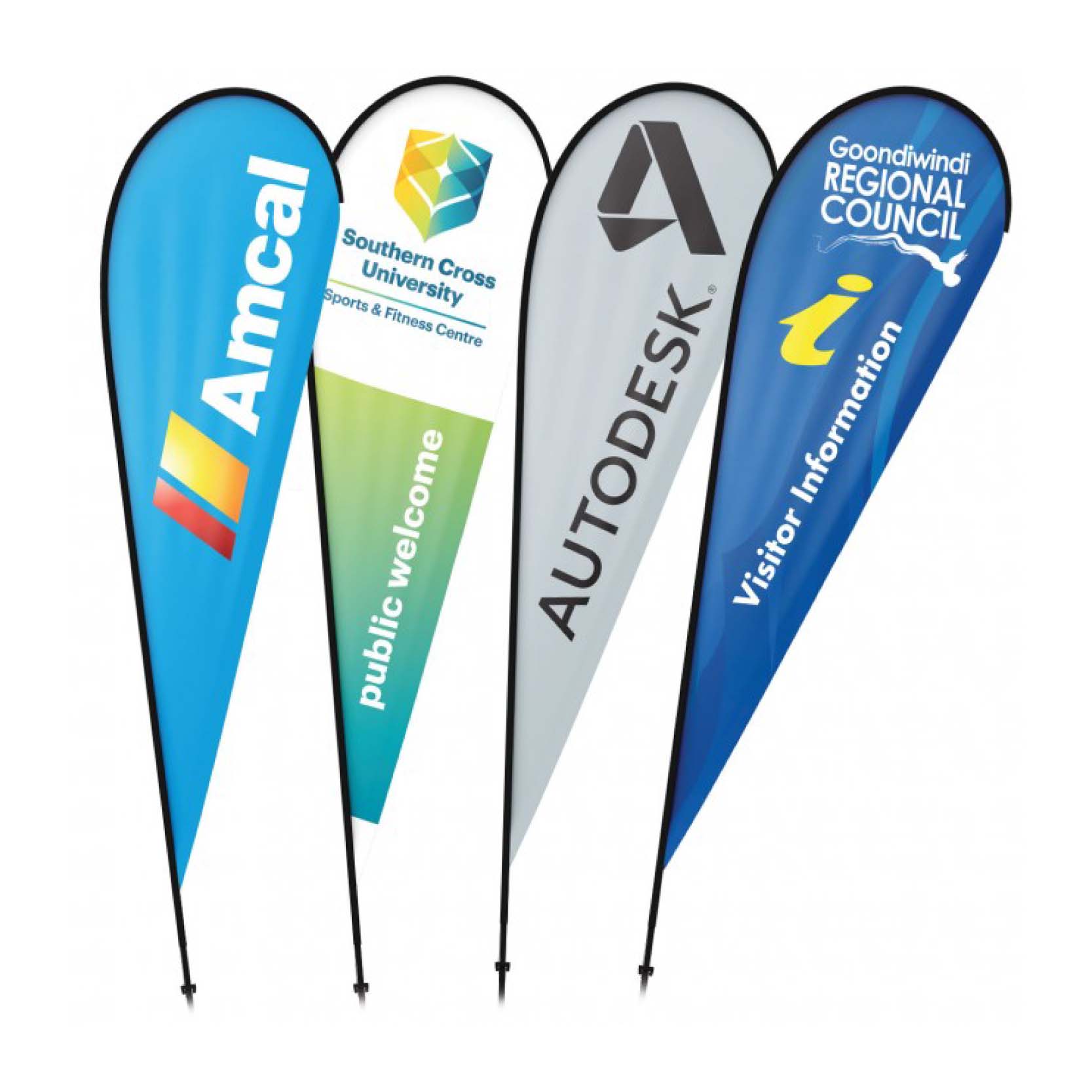 Teardrop Banners | Kenzuri